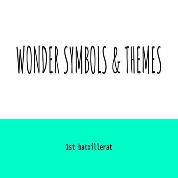 Wonder symbols & themes | PPTX