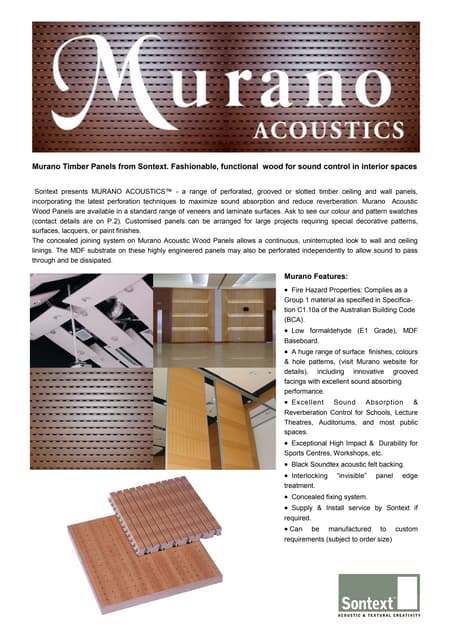 Dura wall and duratherm fire rated panels | PDF