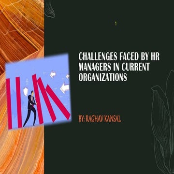 Challenges faced by the managers in current organization | PPT