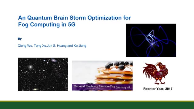 Quantum Entangled Brain Storm Optimization | PPT Quantum Entangled Brain Storm Optimization | PPT