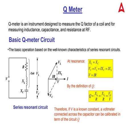 Q-Meter notes for RRB JE CBT2 EXAM PREPARATION | PDF