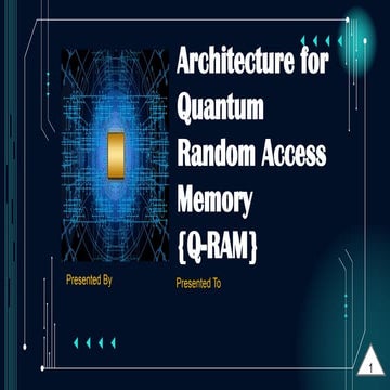 Quantum-Random-Access-Memory(Q-RAM) .pptx