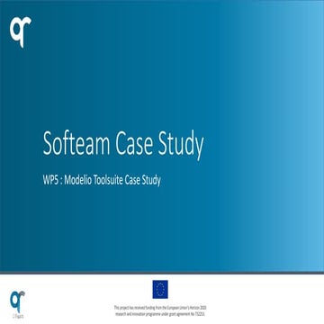 Q-Rapids Project Intermediate Results in Softeam | PPT