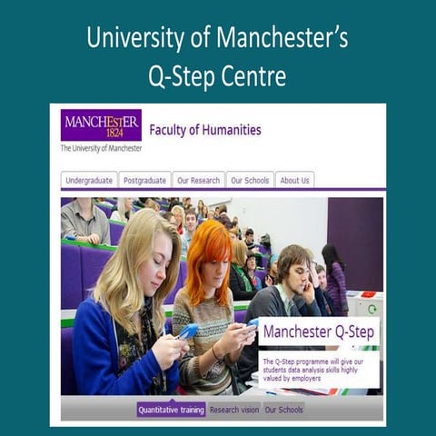 Q step overview for Open Day October 2016 | PPT