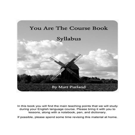 FREE You Are The Course Book - Syllabus | PDF