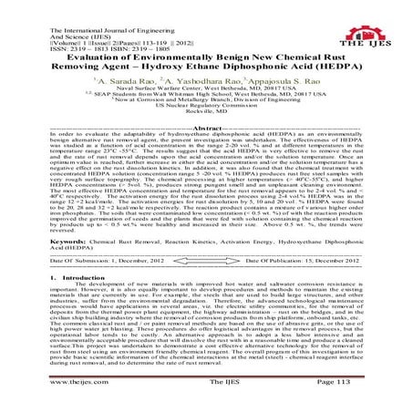 The International Journal of Engineering and Science (IJES) | PDF ...