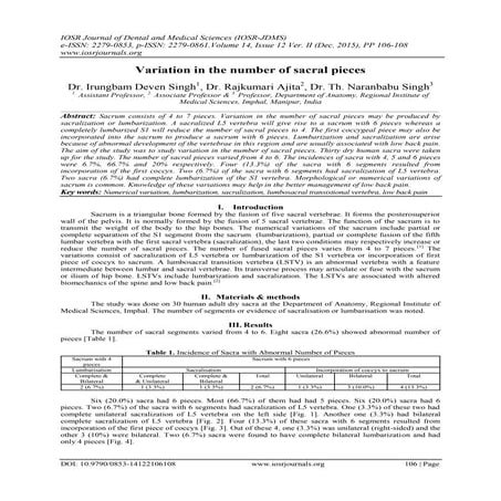 Transitional vertebrae radiology | PPTX