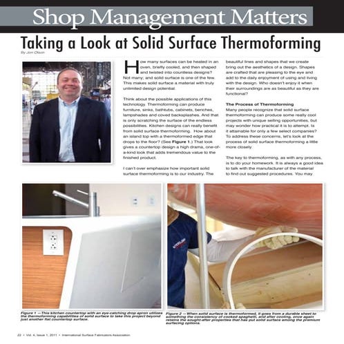 Solid Surface thermoforming | PDF