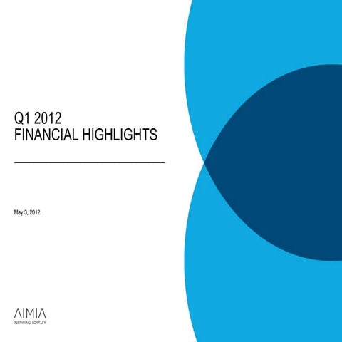 Q1 2012 Financial Highlights | PDF