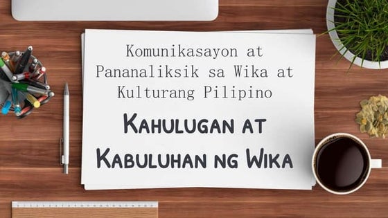 Fil1 aralin 1-katuturan at katangian ng wika | PDF