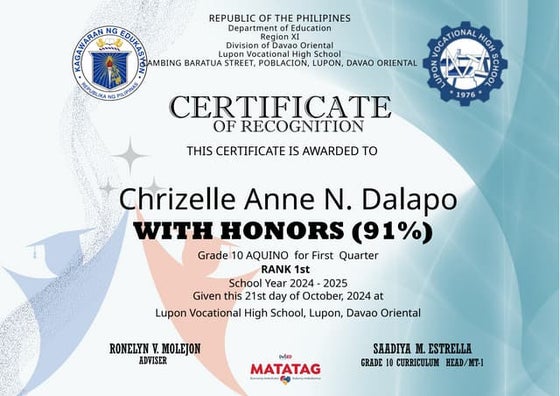 CERTIFICATE OF RECOGNITION With Honors 2022-2023.docx