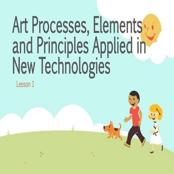 Q1 l1-art processes, elements and principles applied in | PPT
