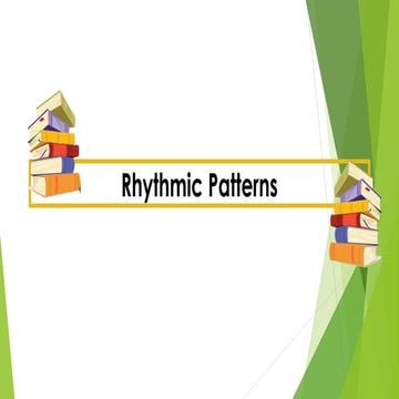 Q1 - Mapeh 3 Music - Lesson 2 - Rhythmic Patterns.pptx