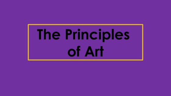 MAPEH 6 Arts - Elements of Good Poster.pptx