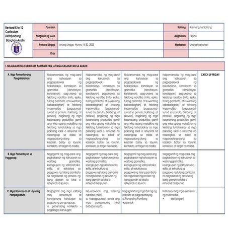 Le Q3 Filipino 4 Lesson 1 Week 1 224 Pdf
