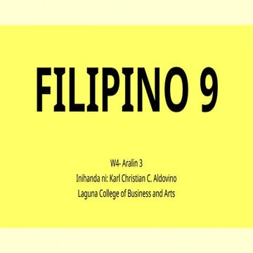 Maikling Kuwento_Mga Elemento_Timawa at Ib pa | PPTX