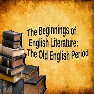 Beowulf Background Notes for Highschool Students | PPTX