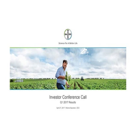 Q1 2017 Investor Conference Call Presentation | PDF