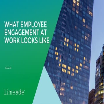 Webinar: What True Employee Engagement at Work Looks Like | PDF