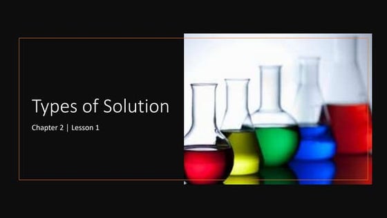 PPT on types of solution | PPT