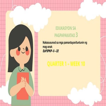 Q1_ESP_W10.pptx a powerpoint presentation for edukasyon sa pagpapakataograde 3 | PPT