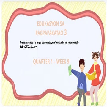 Araling Panlipunan grade 3 quarter 3 week 1 | PPTX