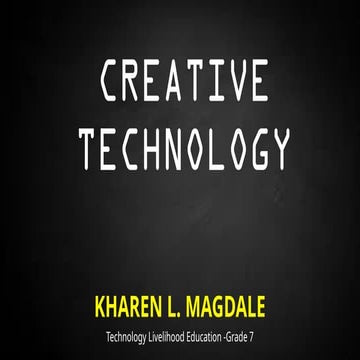 TLE 7(CREATIVE TECHNOLOGIES)Fundamentals of Dynamic Computer ...