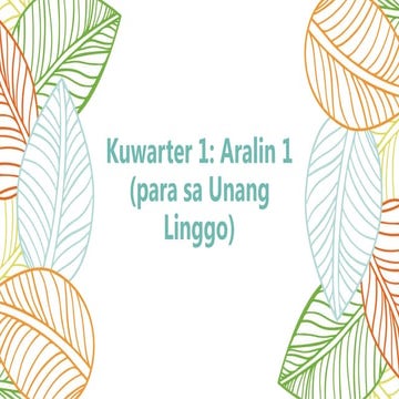 Panitikan sa Panahon ng Katutubo (Anyong Patula) - Kaligirang ...