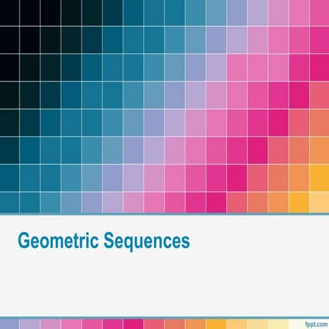 Quarter 1 Math 10 Lesson about Geometric Sequence | PPT