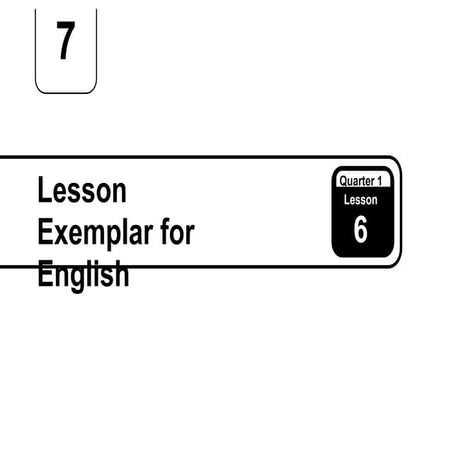 Matatag Q1_LE_English 7_Lesson 6_Week 6. | DOCX