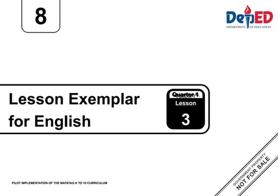 Quarter 1_LE_English 7_Lesson 4_Week 4.pdf | Educational Assessment | Education
