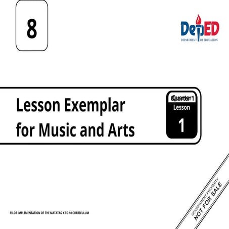 Ready t use ppt Q1-Music and Art MAPEH 8 | PPTX