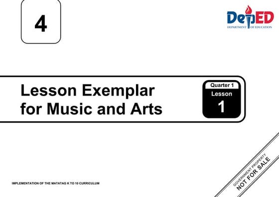 Q2_LE_Music and Arts 7_Lesson 1_Week 1. lesson exemplar | PPT