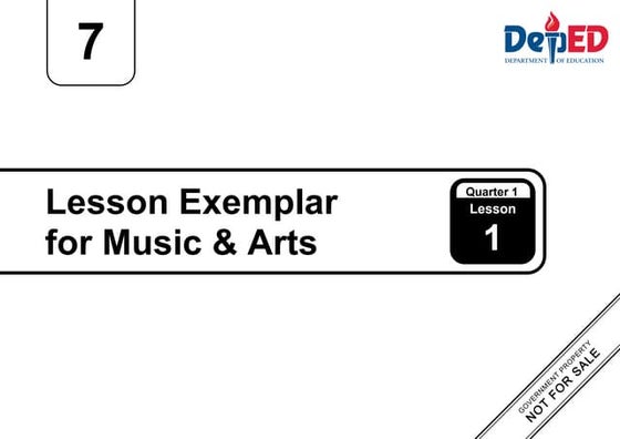 Q2_LE_Music and Arts 7_Lesson 1_Week 1. lesson exemplar | PPT