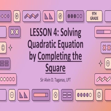Lesson plan in mathematics 8 (Factoring Perfect Square Trinomial) | DOCX