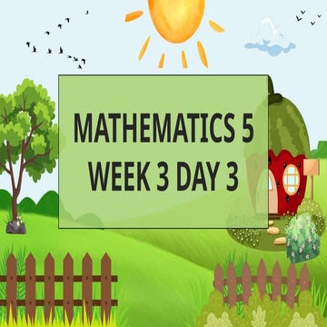 GMDAS Math Presentation in Pink Blue Yellow and Purple Cute Window ...