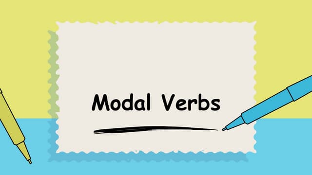 Understanding the Modals of Prohibition, Obligation and Permission | PPT Understanding the Modals of Prohibition, Obligation and Permission | PPT