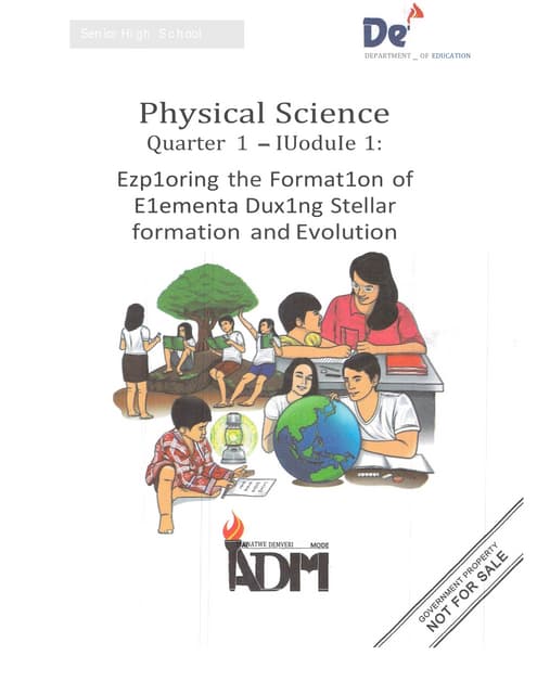 ADM-Physical Science Q2 Module 1.pdf | Educational Assessment | Education