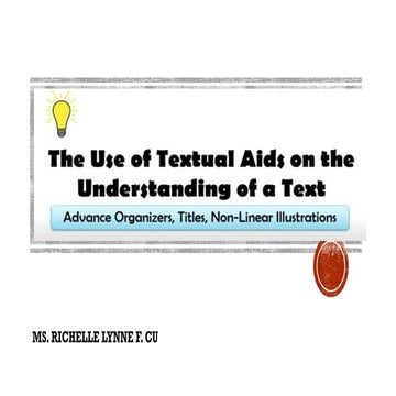 Quarter 1 Module 2 (Textual Aids) PowerPoint | PPT