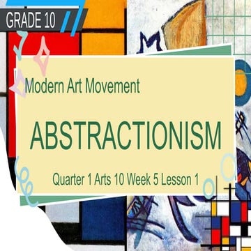 Q1 PPT_ARTS10_Wk2 (Abstractionism) Ppt. | PPTX