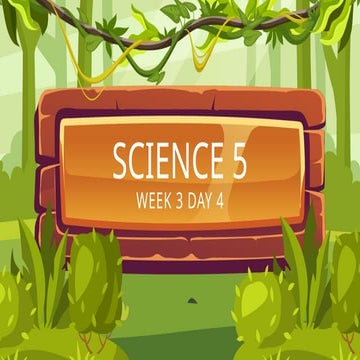 Science Grade 3 1st Quarter Week 1 Lesson 1 | PPTX