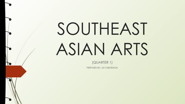 Arts of vietnam and laos | PPTX