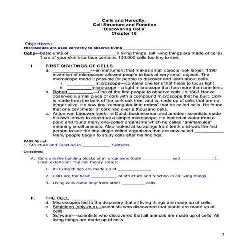 All Cells Fill In Notes. | DOC