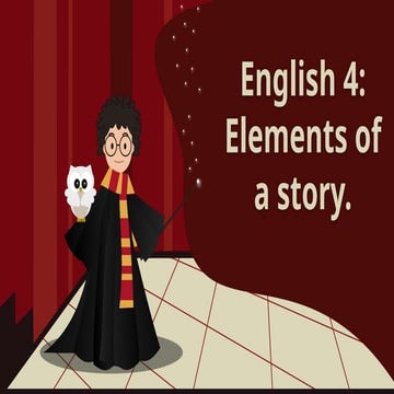 Quarter 1 Week 1 English 4 Elements of a Story | PPTX