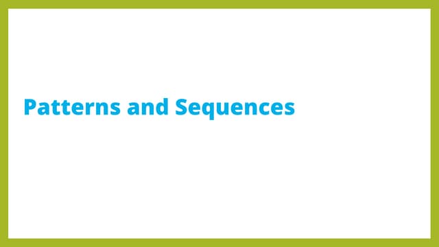 Patterns And Arithmetic Sequencespptx