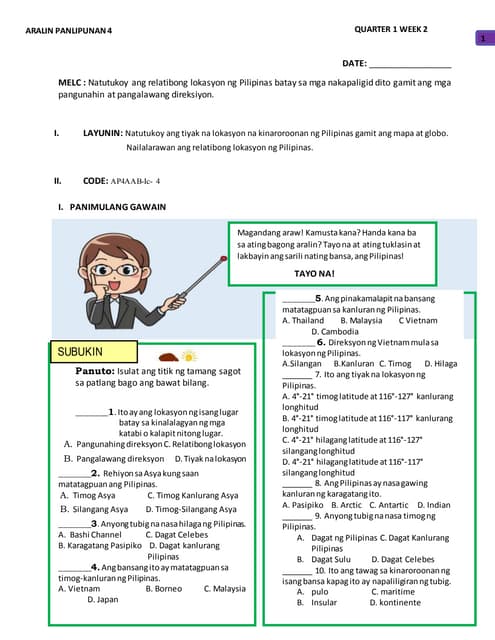 Suriin Pangunahin At Pangalawang Direksyon Ppt
