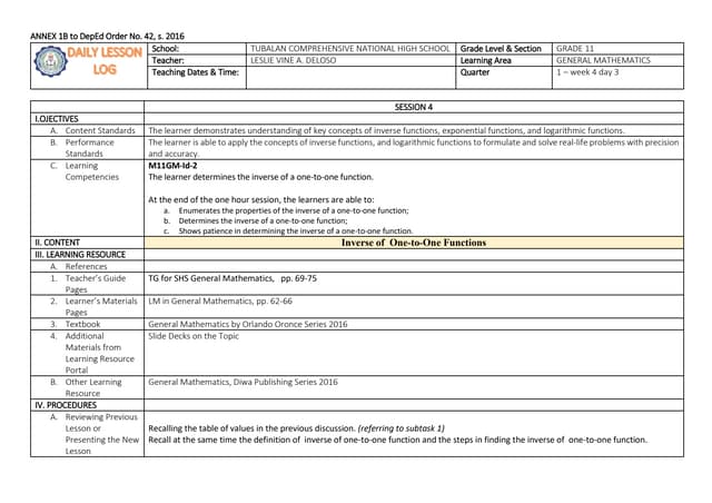 INVERSE FUNCTION | DOCX