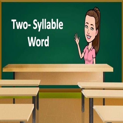 Quarter 1 W6 English 3 2- Syllable Words.pptx