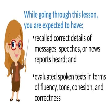 Quarter 1 Week 8 EVALUATING SPOKEN TEXT.pptx