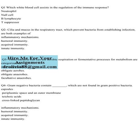 Q1 Which white blood cell assists in the regulation of the immune re.pdf